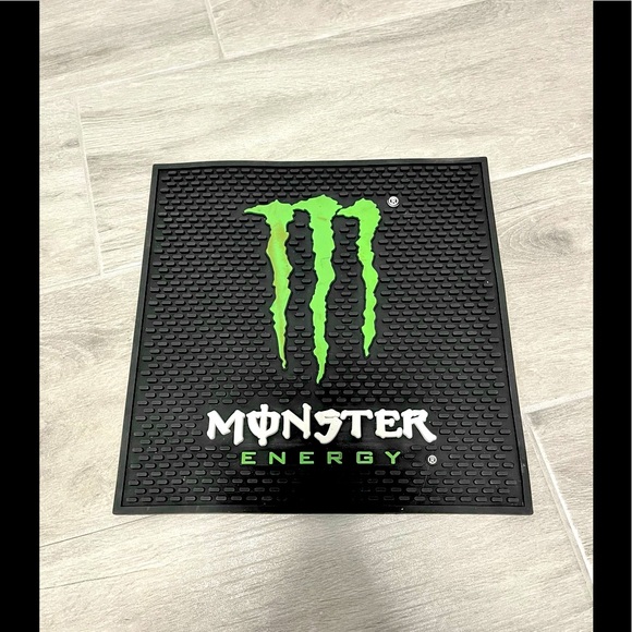 Monster Energy | Dining | Monster Energy Rubber Bar Mat | Poshmark